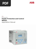 REF 615 Relay Manual | PDF | Electrical Engineering | Electromagnetism