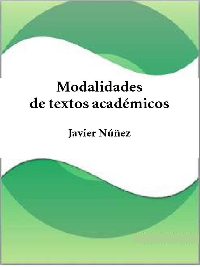 Modalidades - Textos Academicos | PDF | Ensayos | Contabilidad