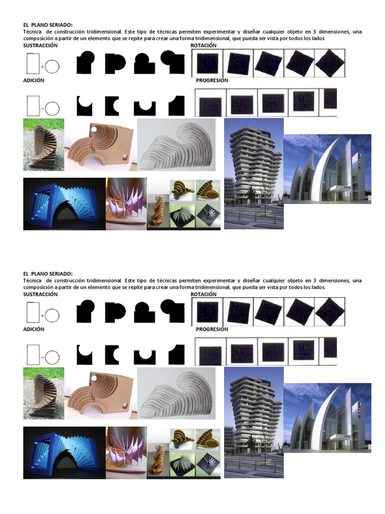Técnicas de Plano Seriado en 3D | PDF
