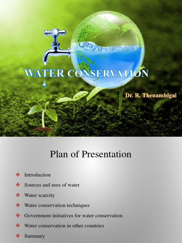 Introduction to Water Conservation Techniques | PDF | Water ...