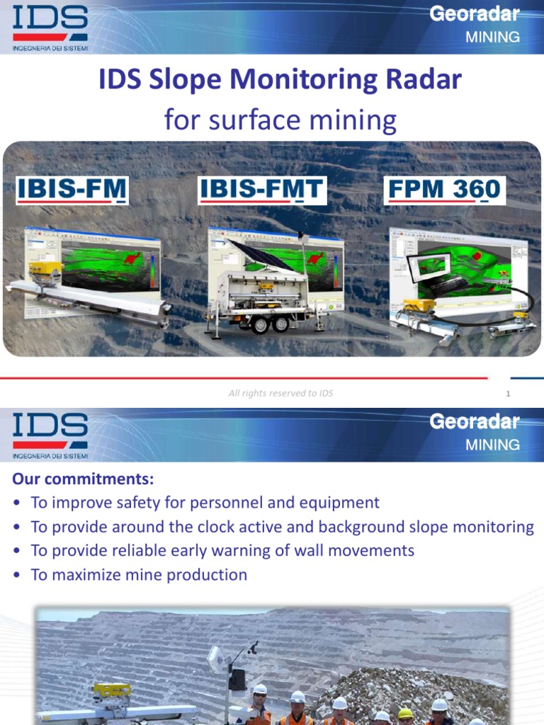 IDS IBIS Mining Light | PDF | Radar | Mining