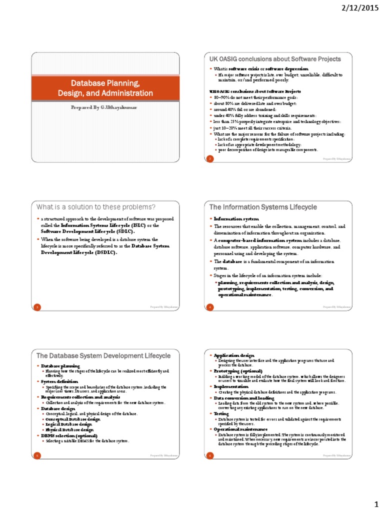 Database Planning Design and Administration Chapter9 | PDF | Conceptual Model | Data Model
