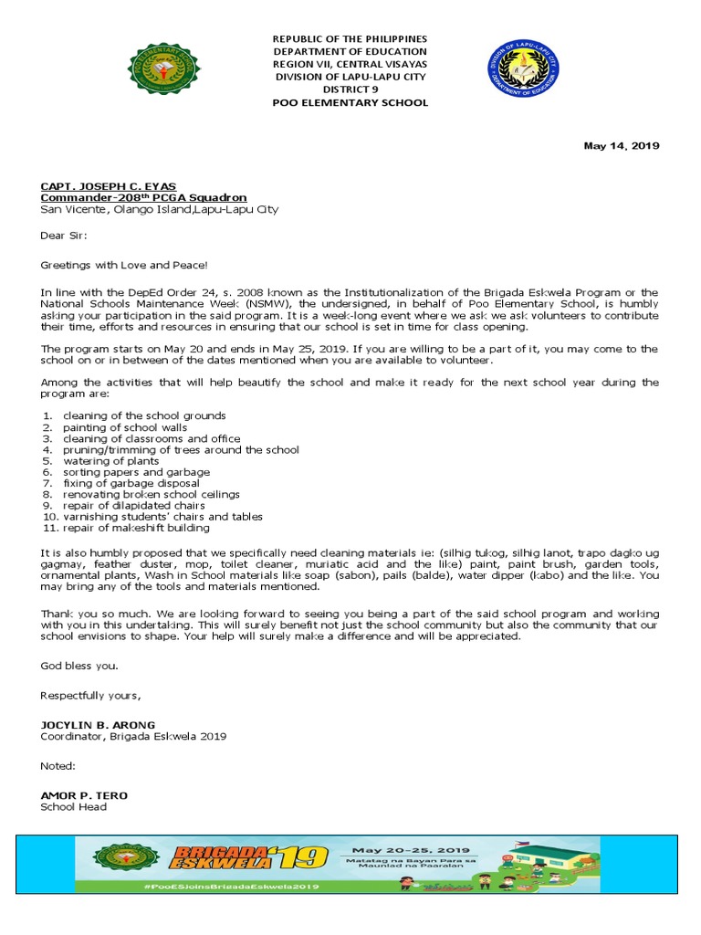 Brigada Solicitation and Invitation | PDF