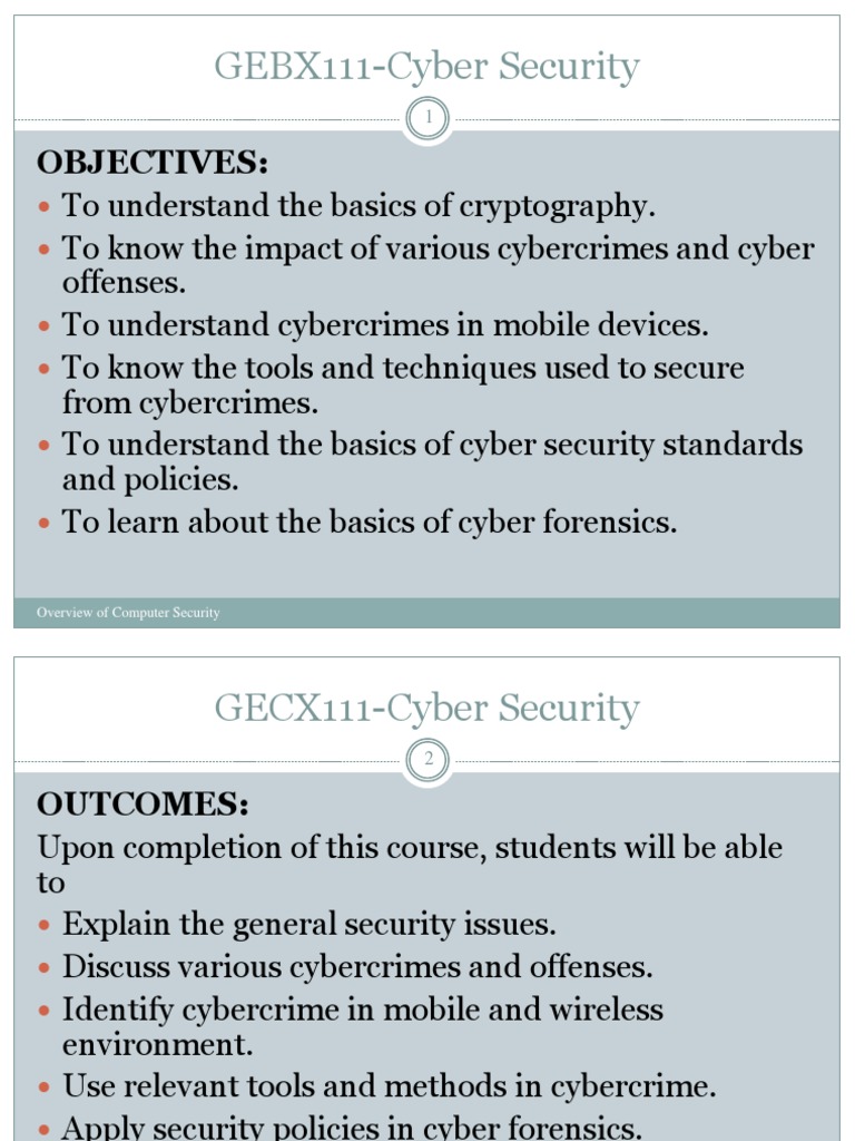 Module 1 - CS | PDF | Cryptography | Public Key Cryptography