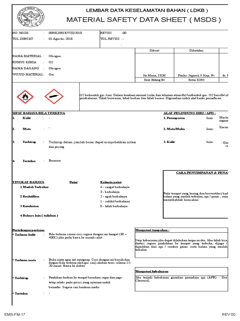 MSDS Terbaru | PDF