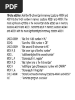 Opcode Sheet For 8085 Microprocessor With Description | PDF | Chess ...