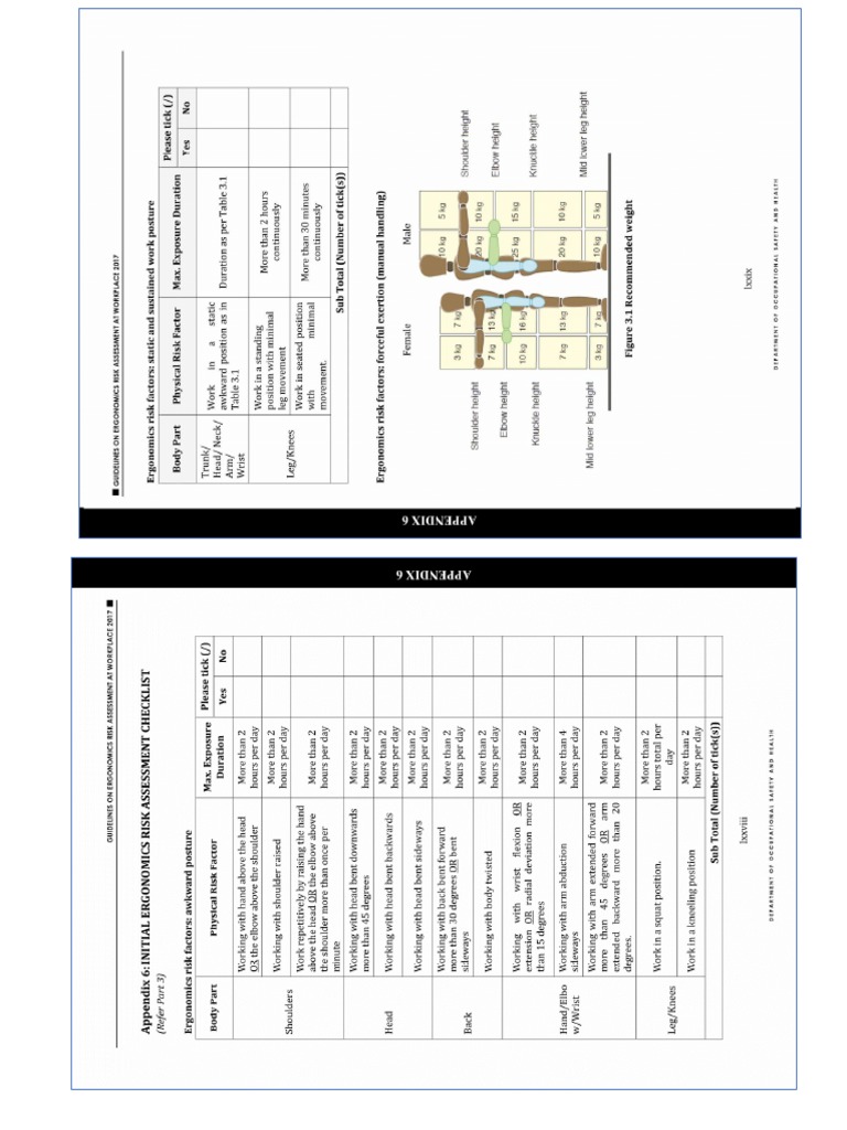 Form - DOSH Initial ERA Checklist - Rev01 | PDF