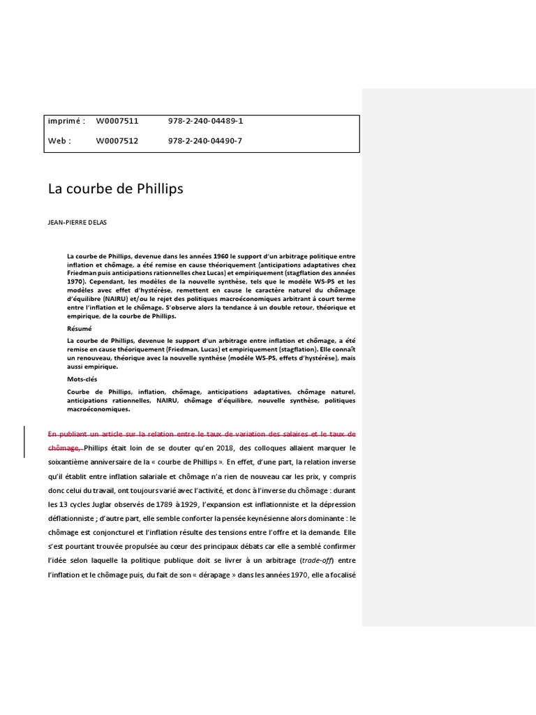 Courbe Philips ++ | PDF