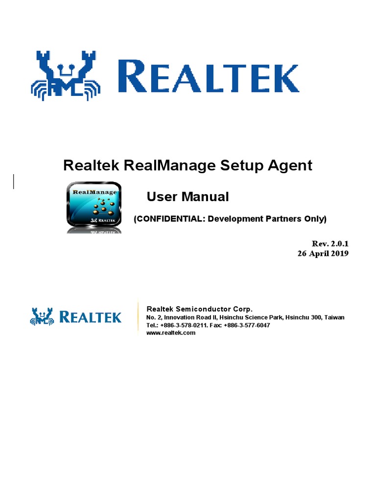 RealManage Setup Agent User Manual | PDF