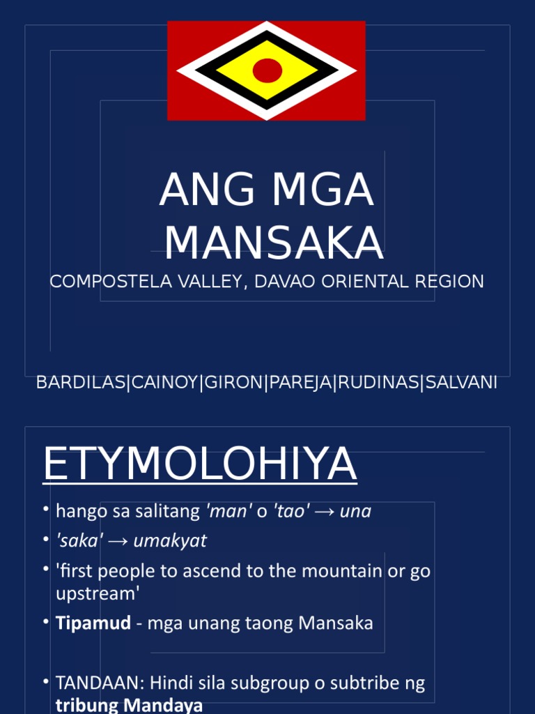 Fil 67 Mansaka & Mamanwa | PDF