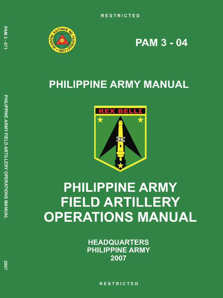 PA Field Artillery Operations Manual PDF | PDF
