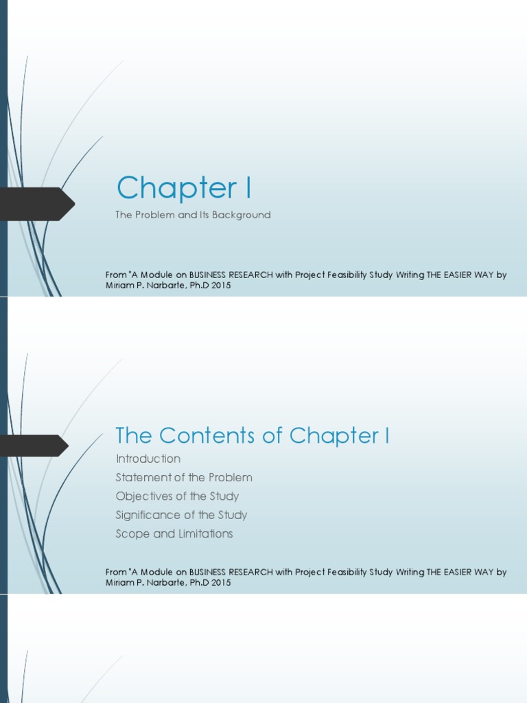 How To Write Chapter 1 | PDF