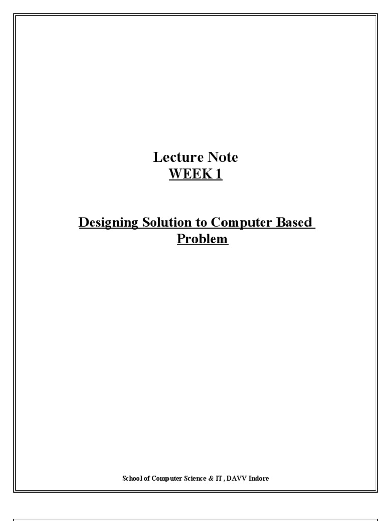 Algorithm Design and Flowchart Fundamentals: A Guide to Solving Computer Problems Through ...