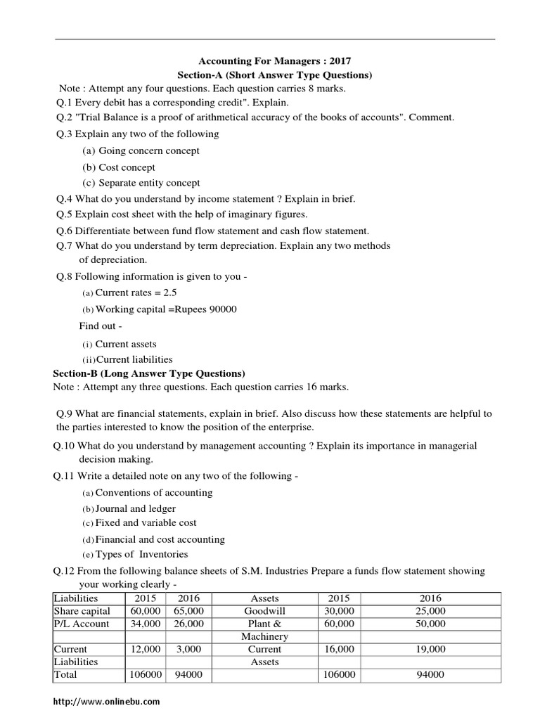 Accounting Basics for Managers | PDF | Finance & Money Management