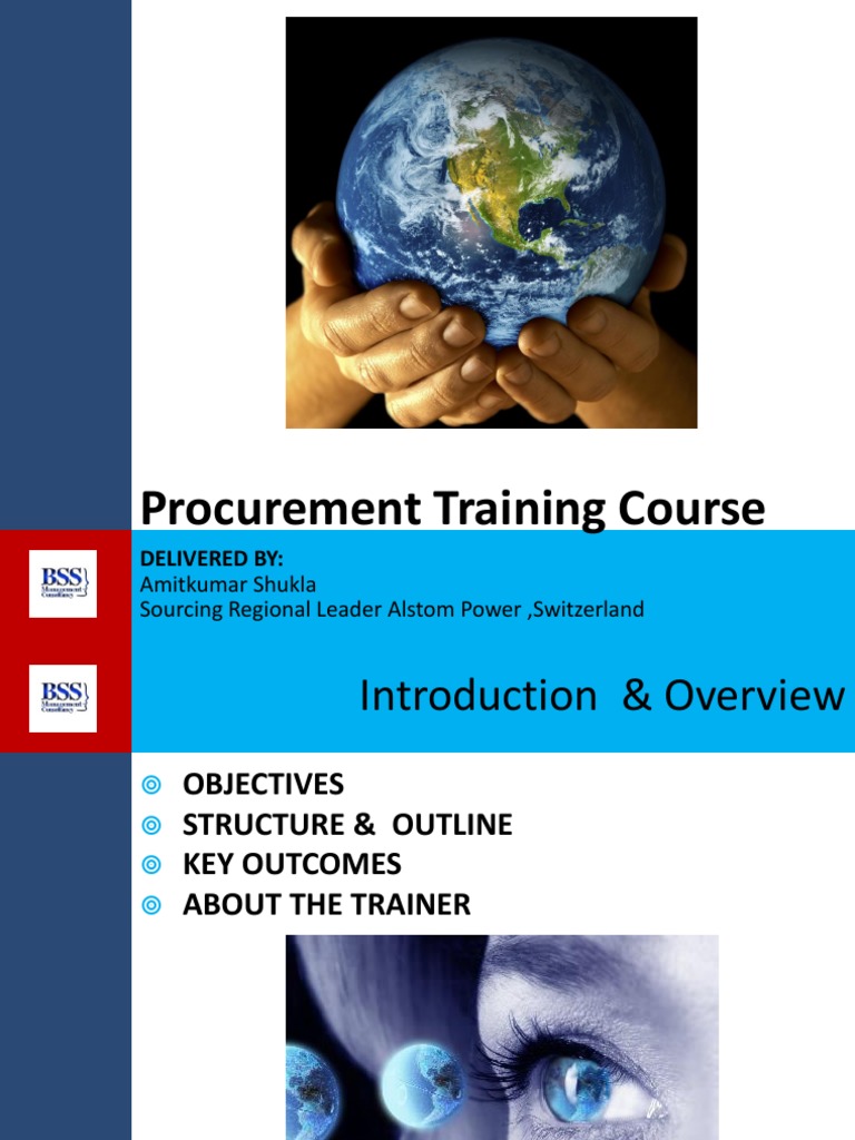 Procurement Training Introduction To Procurement Final Version | PDF