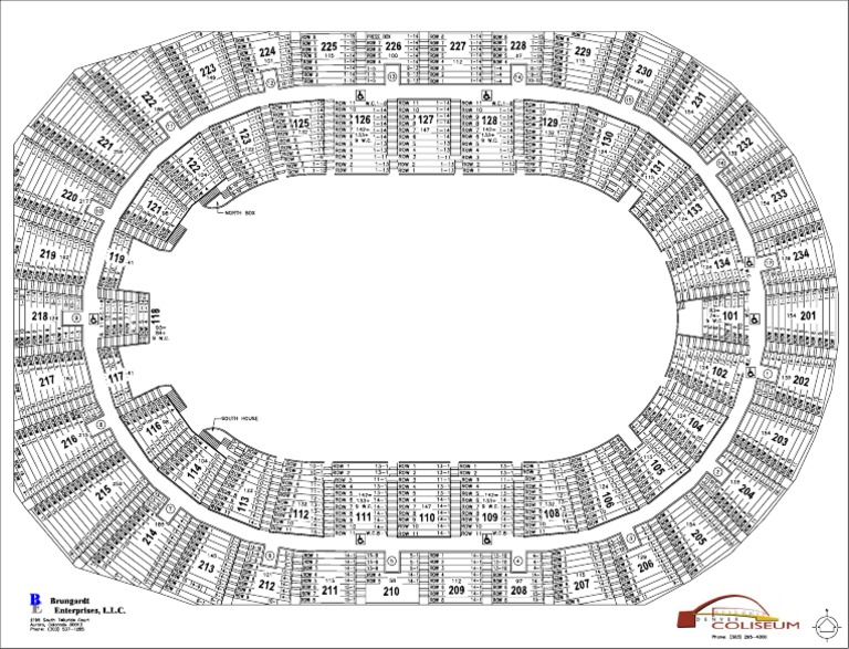 Denver Coliseum Seating Chart 0b6cf13c1c | PDF