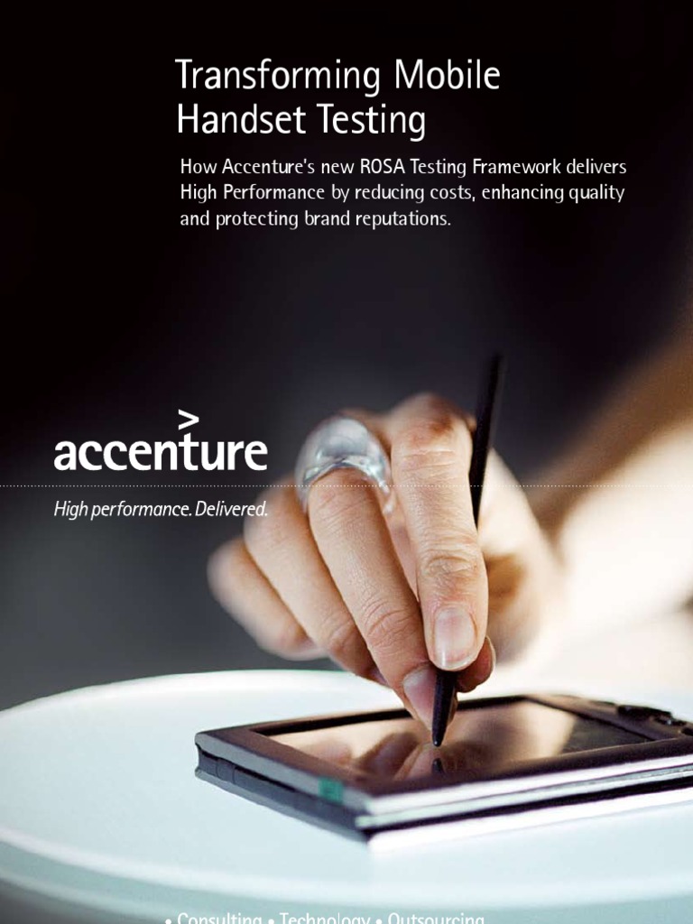 Mobile Phone Testing Brochure Final | PDF