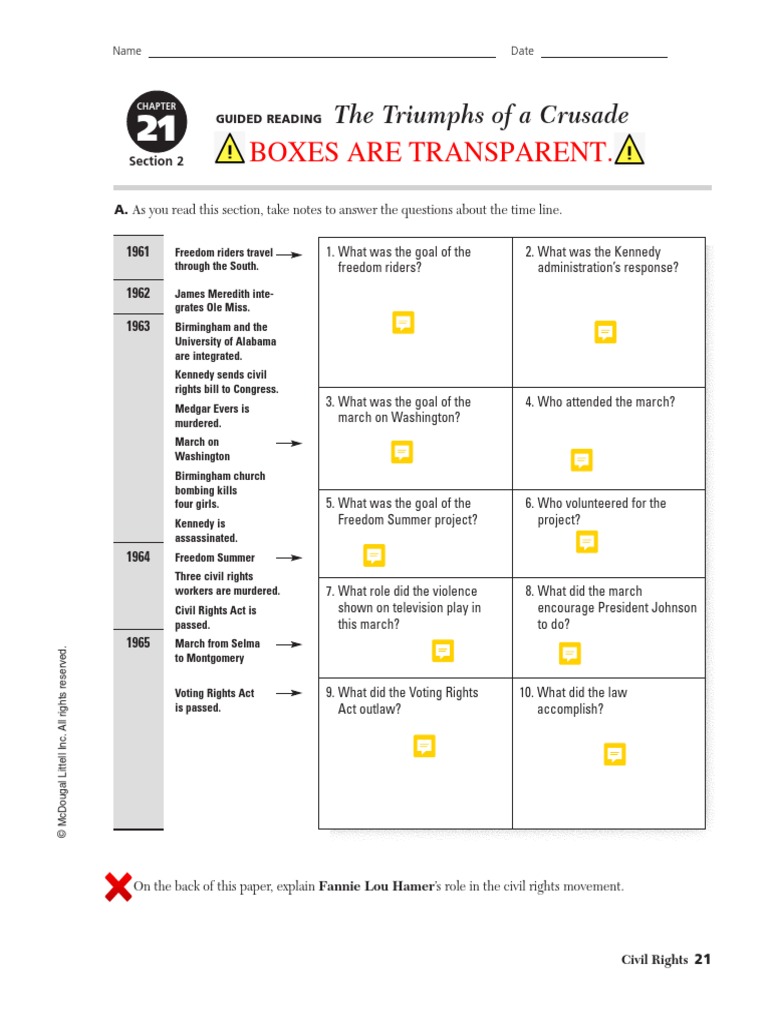 Chapter 21 Section 2 Worksheet | PDF
