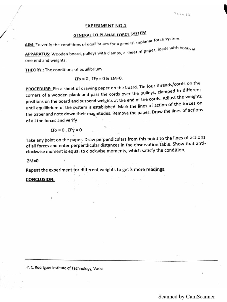 Engineering Mechanics Manual 1 Pdf Pdf