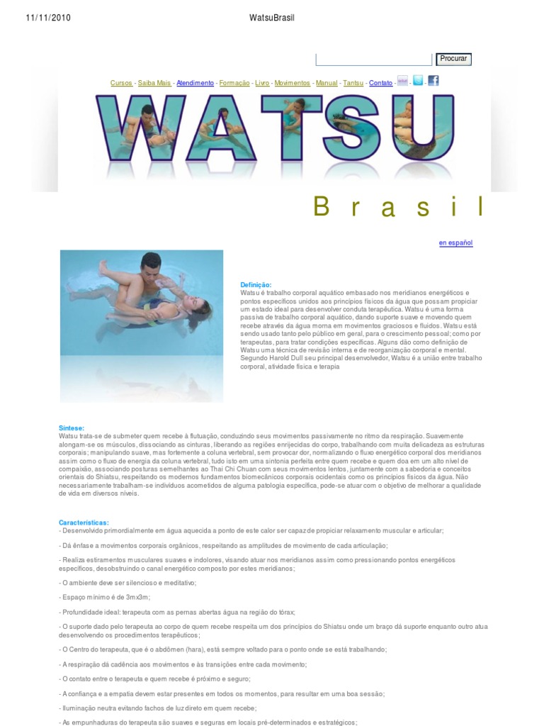 Manuial de Watsu | PDF | Líquidos | Dor