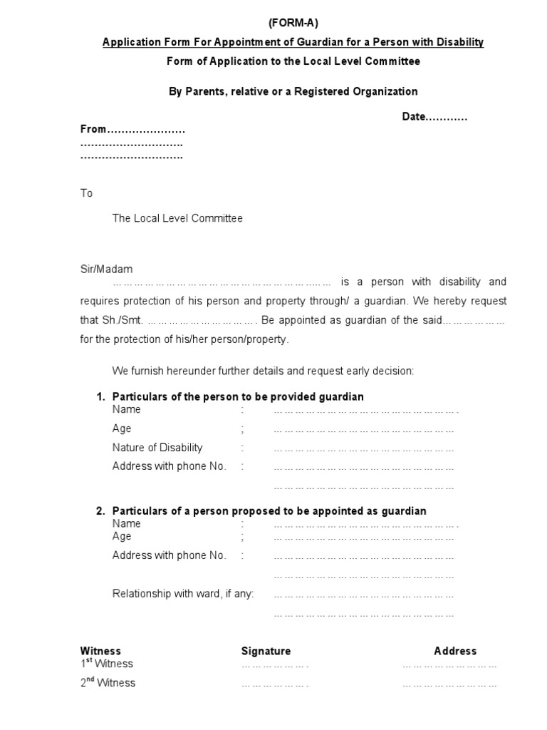 Guardian-Form 1 PDF | PDF