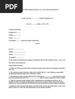 Legal Divorce Notice Format | PDF | Marriage | Divorce