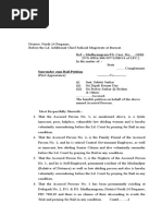 Bail Application Format Under Section 437 CRPC | PDF | Bail | Public Sphere