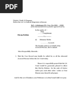 Anticipatory Bail Affidavit Format in Detail | PDF | Law