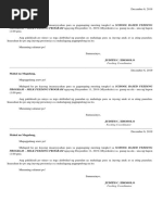 Sample Letter To Parents - Bisaya Version | PDF