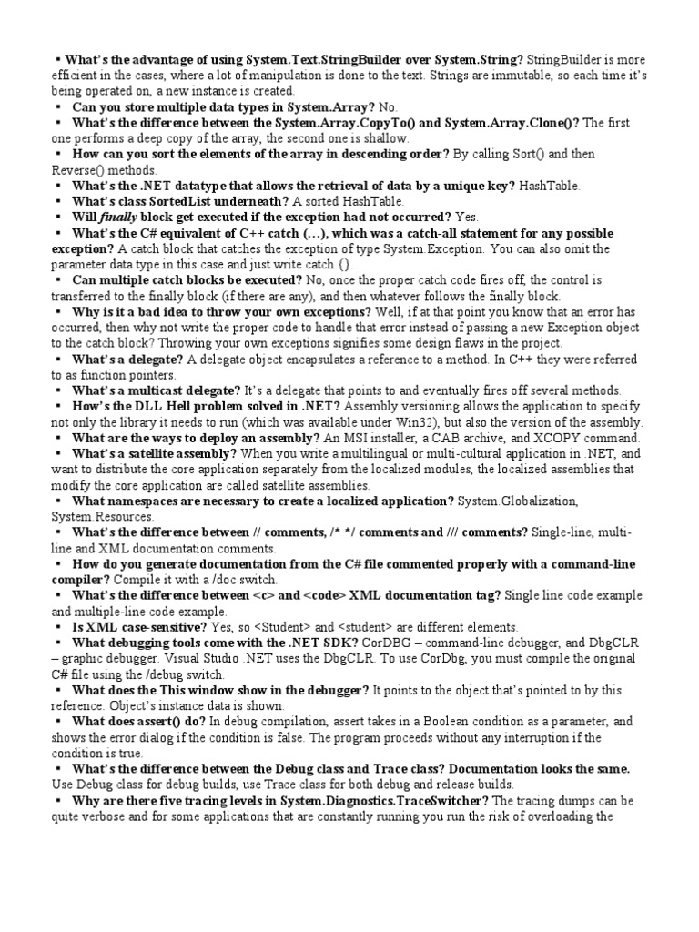 C Sharp | PDF | Class (Computer Programming) | Method (Computer Programming)