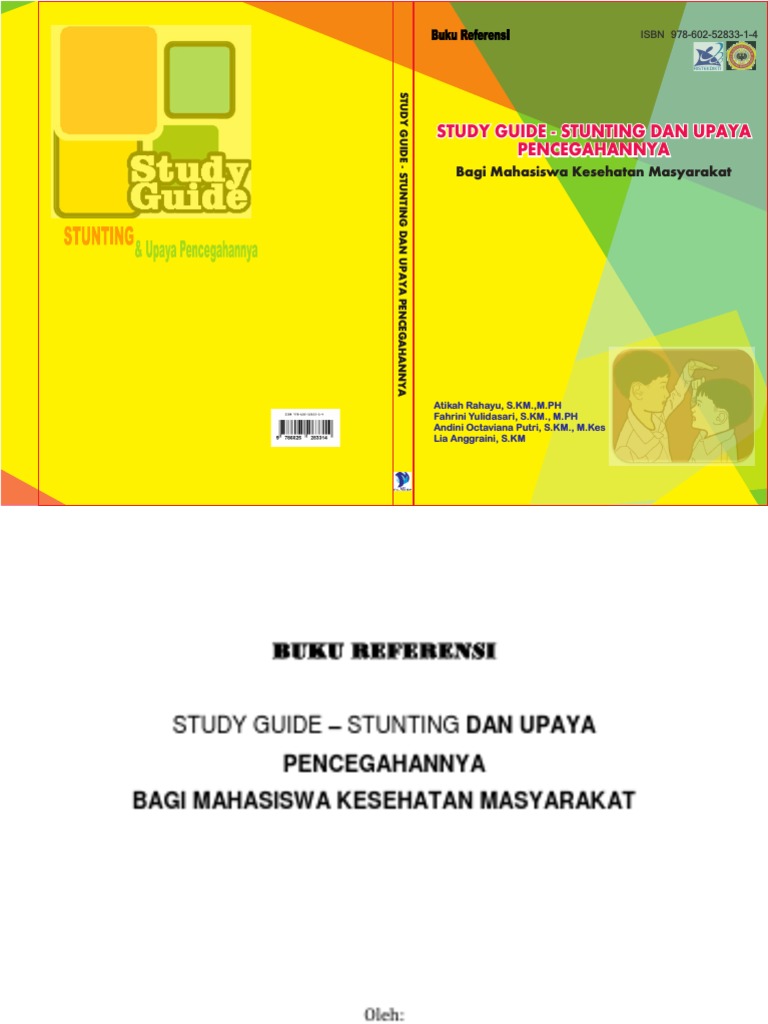 Buku Referensi Study Guide Stunting - 2018 PDF | PDF