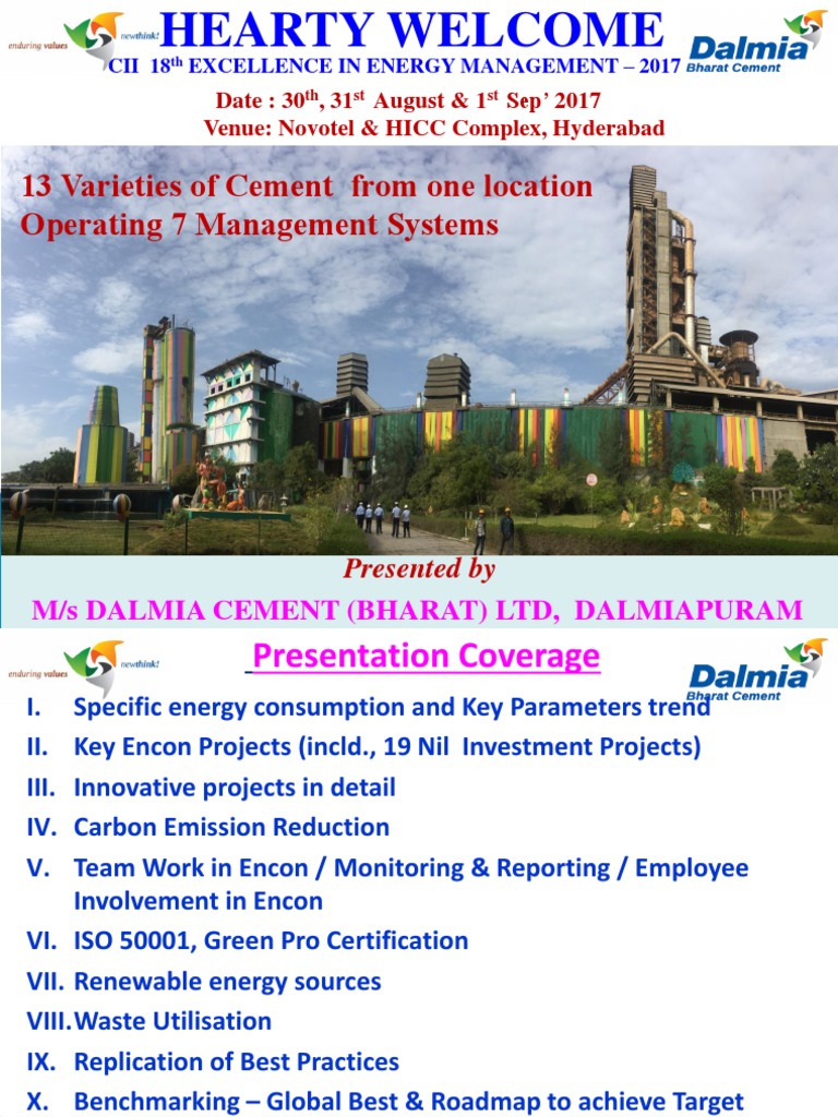 Dalmia Cement, Dalmiapuram | PDF