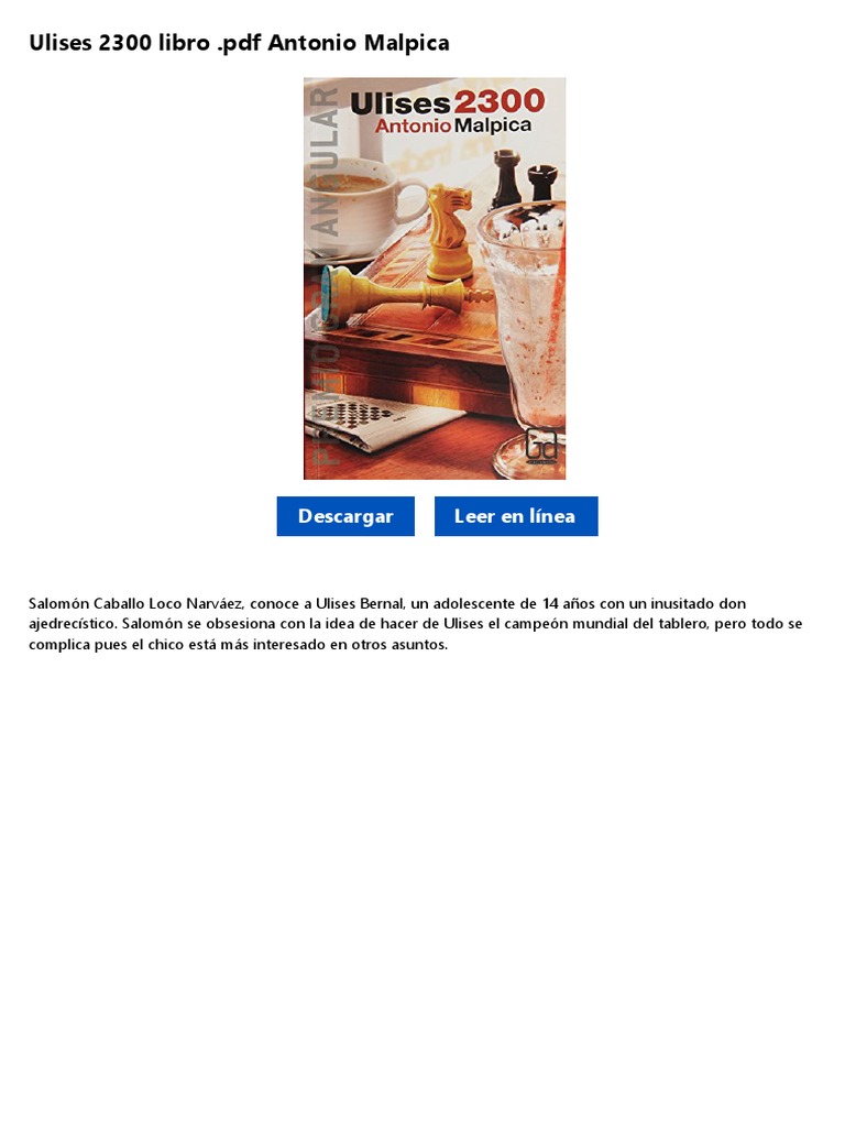 Ulises 2300 Ilzjn PDF | PDF