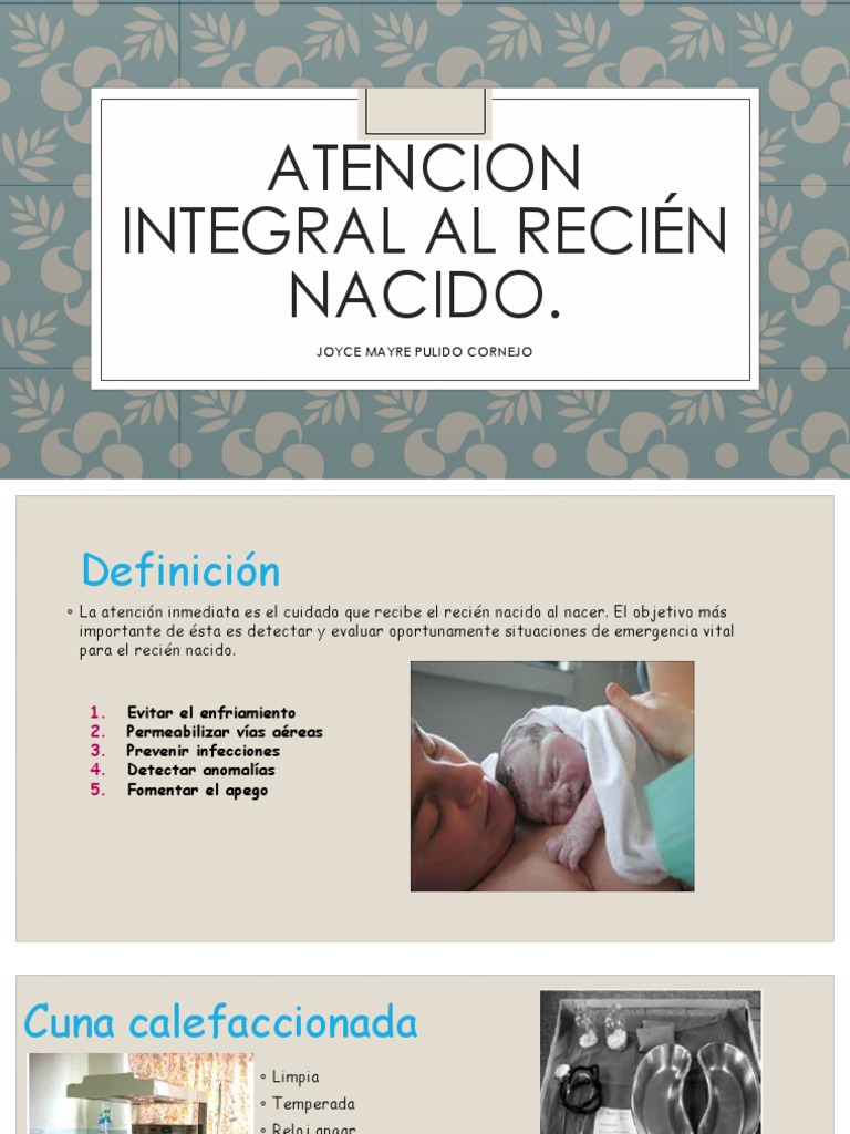 Atencion Integral Al Recién Nacido Terminado | PDF