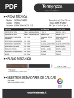 Ficha Tecnica Tendenzza Piso Ceramico | PDF
