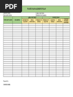 Waste Disposal Log Sheet | PDF | Home & Garden