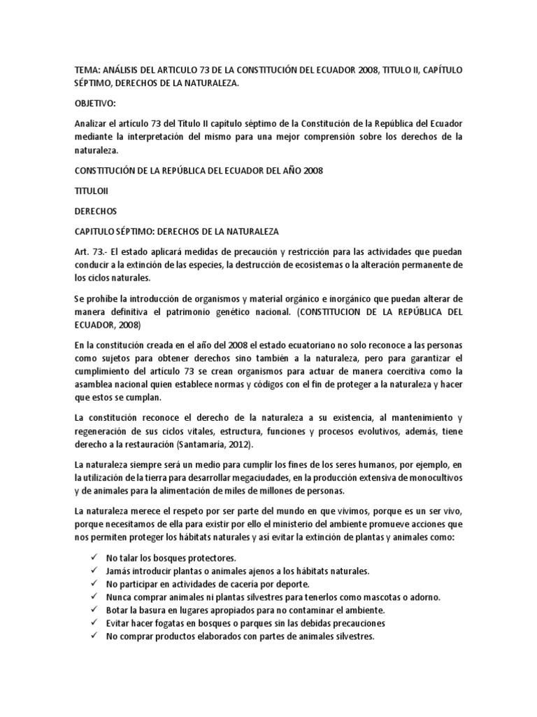 Articulo 73 | PDF