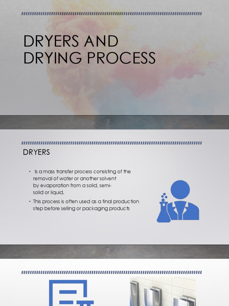 Dryers and Drying Process | PDF