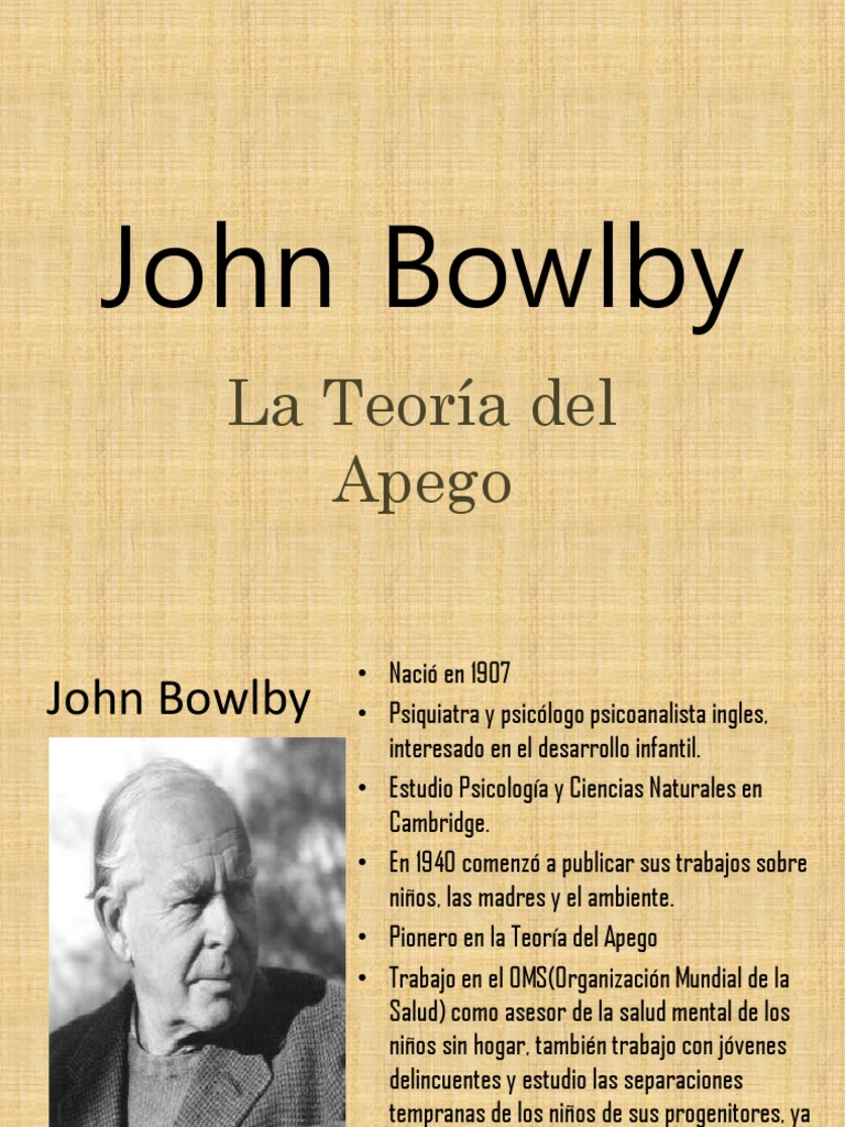 La influyente Teoría del Apego de John Bowlby y sus contribuciones pioneras al estudio del ...