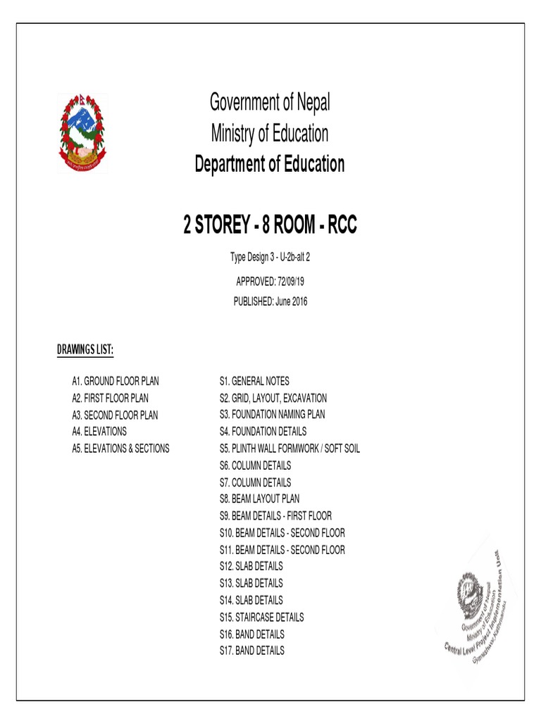 03 2 Storey 8 Rooms RCC DOE 1480490469 PDF | PDF