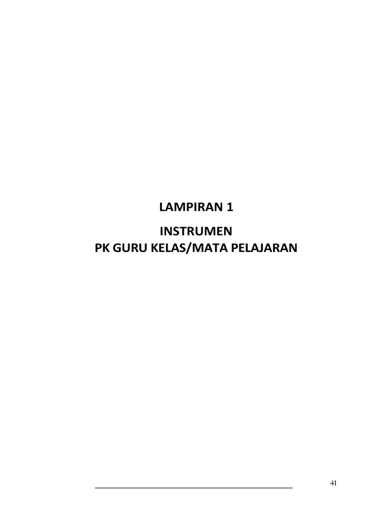 LAMPIRAN 1 Instrumen PKG | PDF