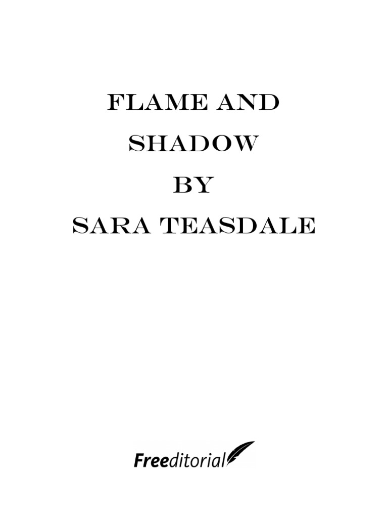 Flame and Shadow by Sara Teasdale | PDF