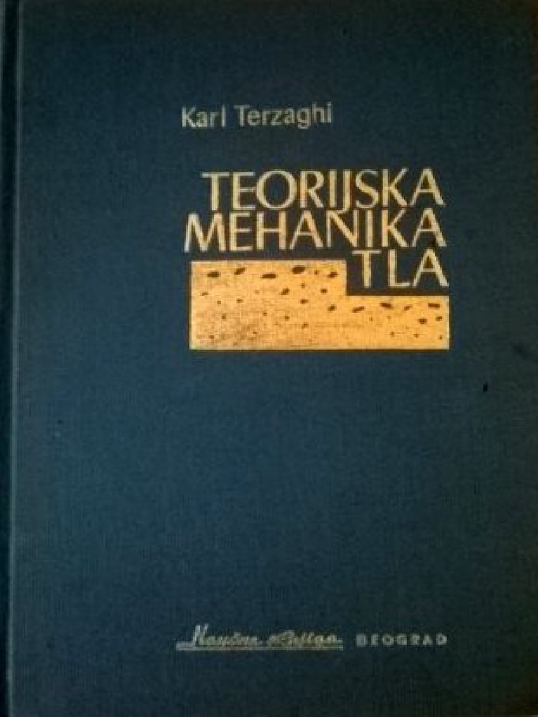 Terzaghi K. - Mehanika Tla PDF | PDF
