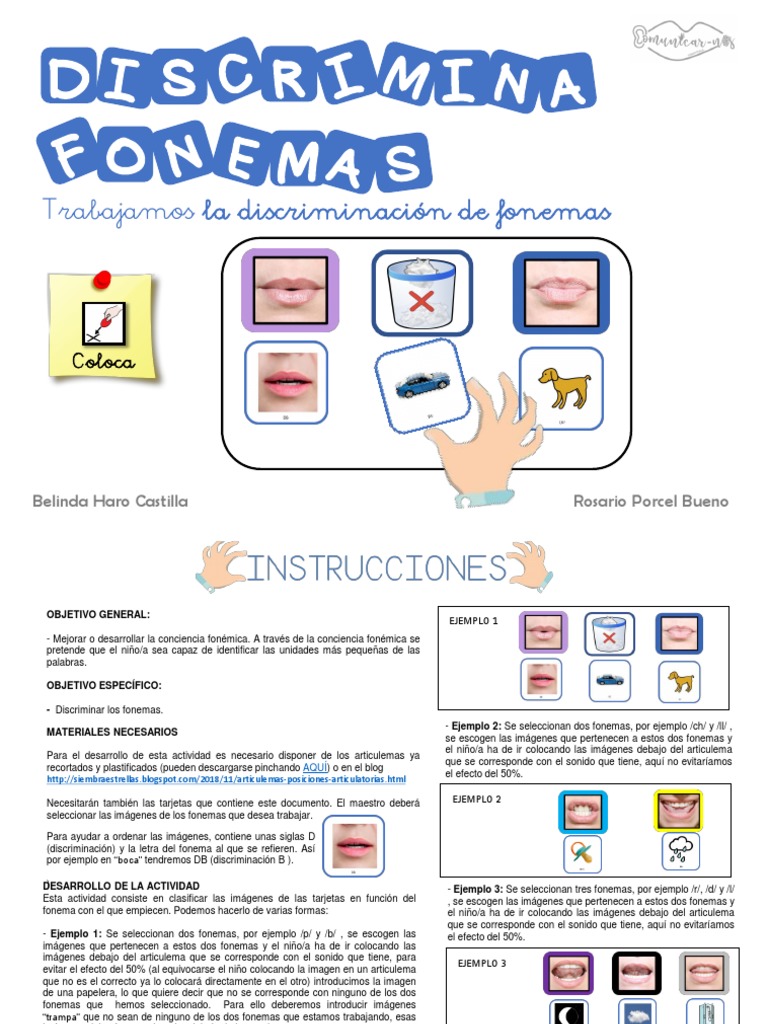 Conciencia Fonemica | PDF