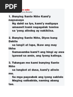 Panunuluyan Script | PDF