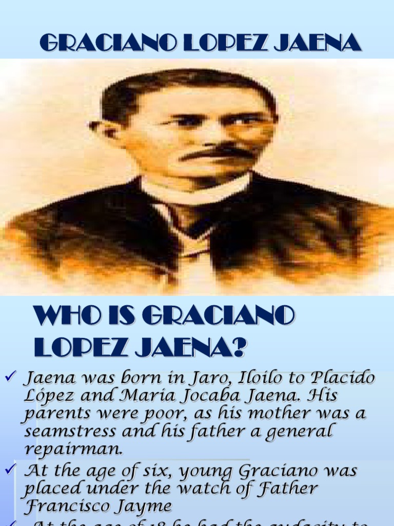 Graciano Lopez Jaena | PDF