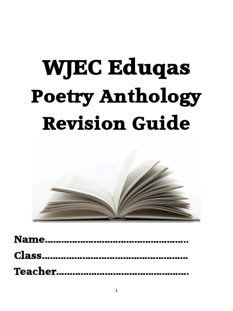 Poetry Revision Guide - GCSE Eduqas | PDF | Poetry | Unrest