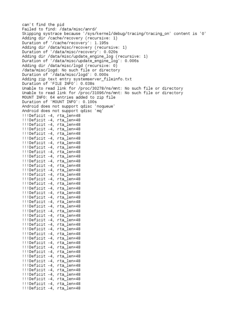 Android Log Analysis and Errors | PDF | Zip (File Format) | Utility ...