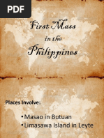 Evidences of The First Mass in The Philippines in Masao, Butuan | PDF ...
