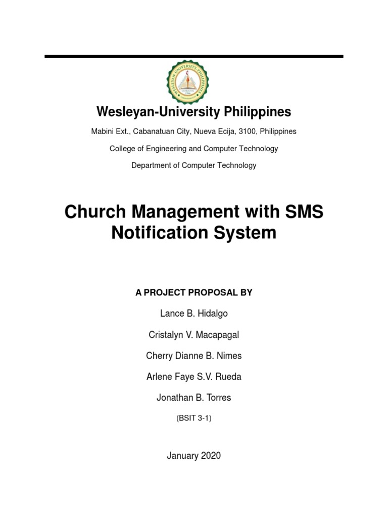 Church Management System | PDF | Information | Databases